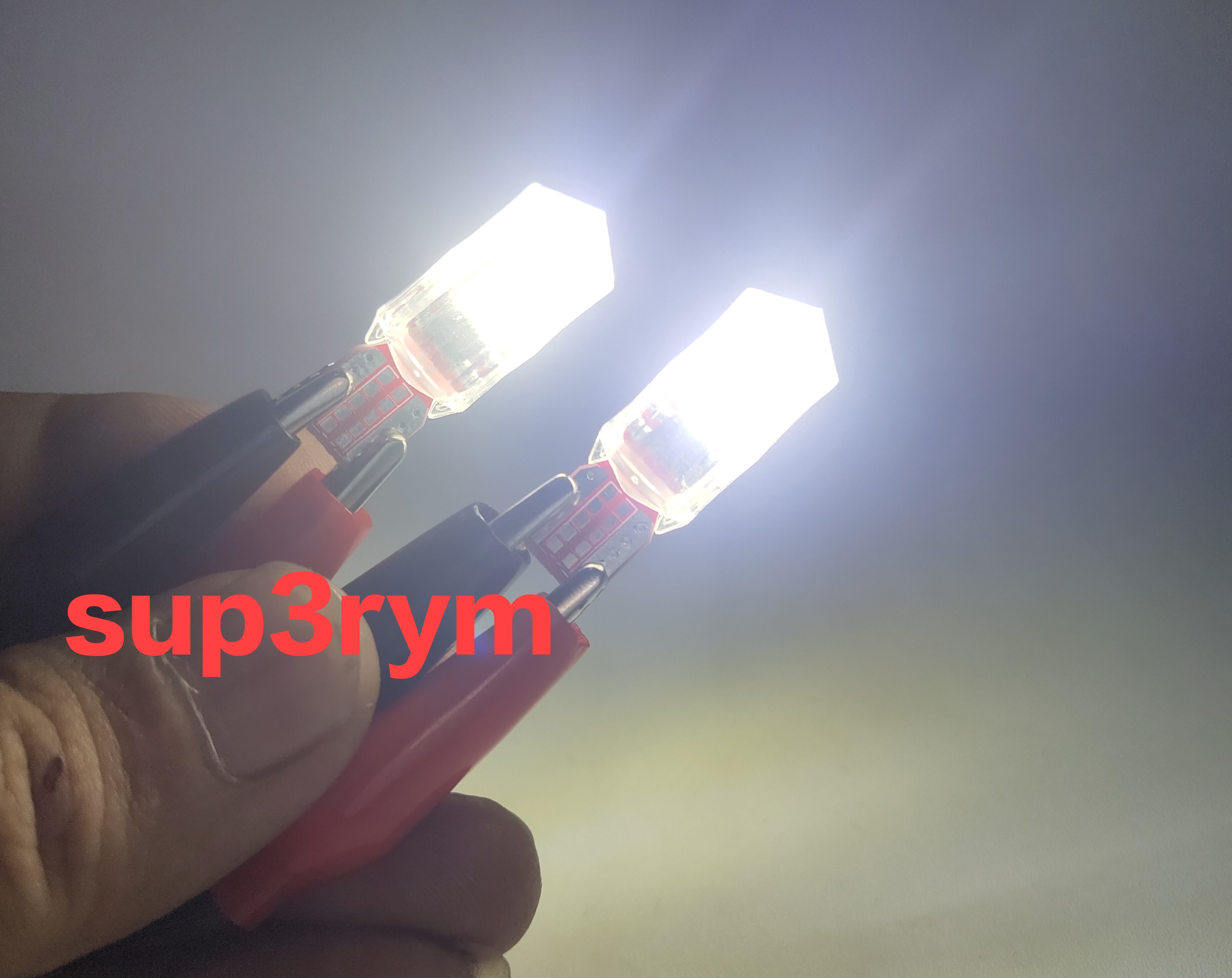 SEPASANG t10 8 mata led sen led 12v - 24v nyala diam sein sen senja ...