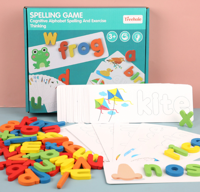 Spelling Puzzle / Puzzle Membaca / Cognitive Alphabet Spelling | Lazada ...