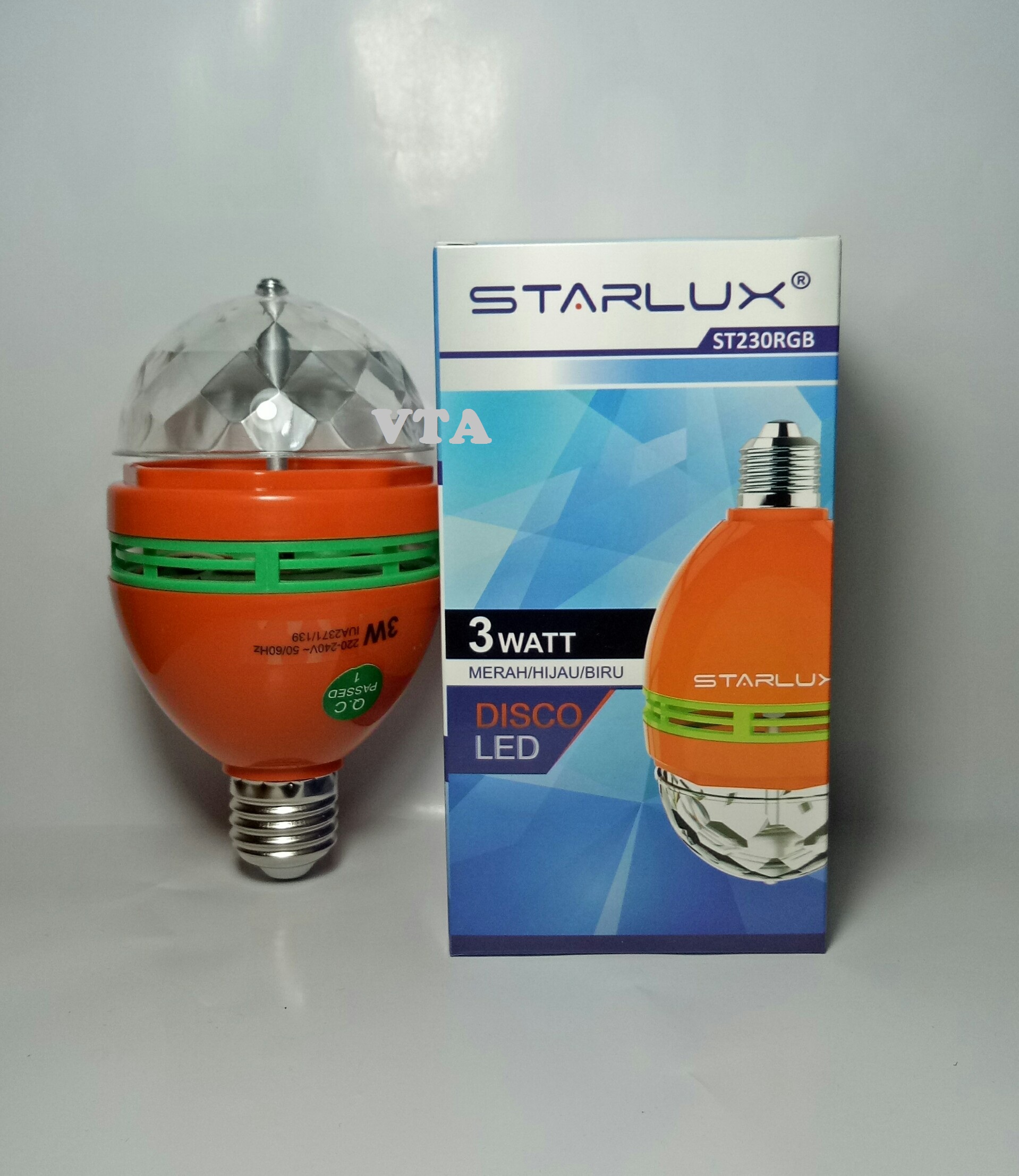 LAMPU LED DISCO 3 WATT STARLUX AC 220 - 240V~ | Lazada Indonesia