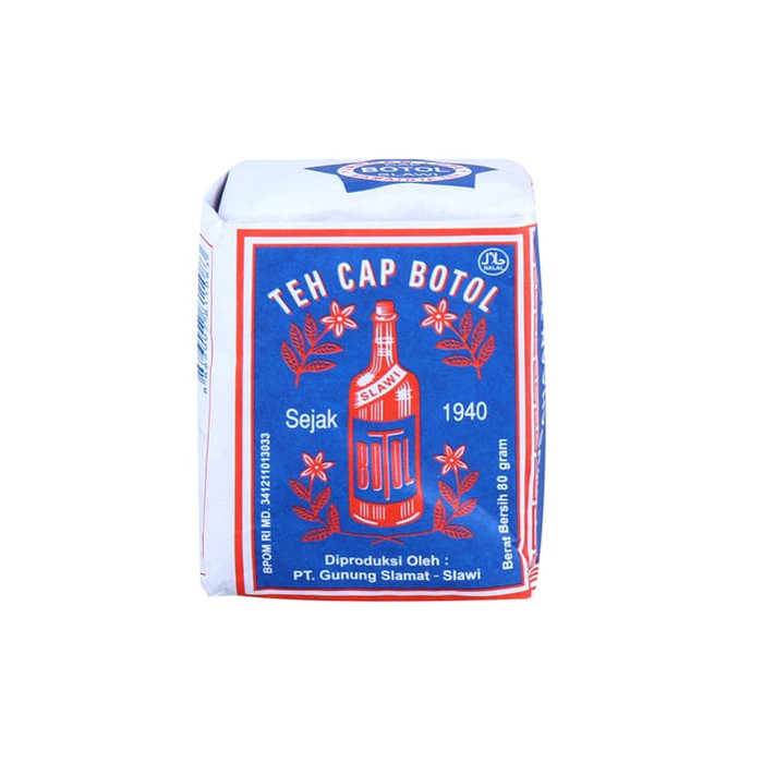 TEH CAP BOTOL BUBUK BIRU/HIJAU UKURAN 80GR Teh | Lazada Indonesia