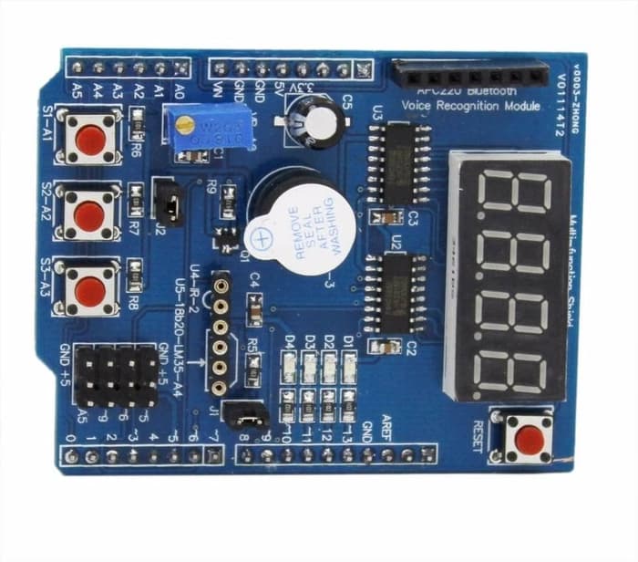 Arduino Multifunction Shield Learning Kit Module Belajar Arduino