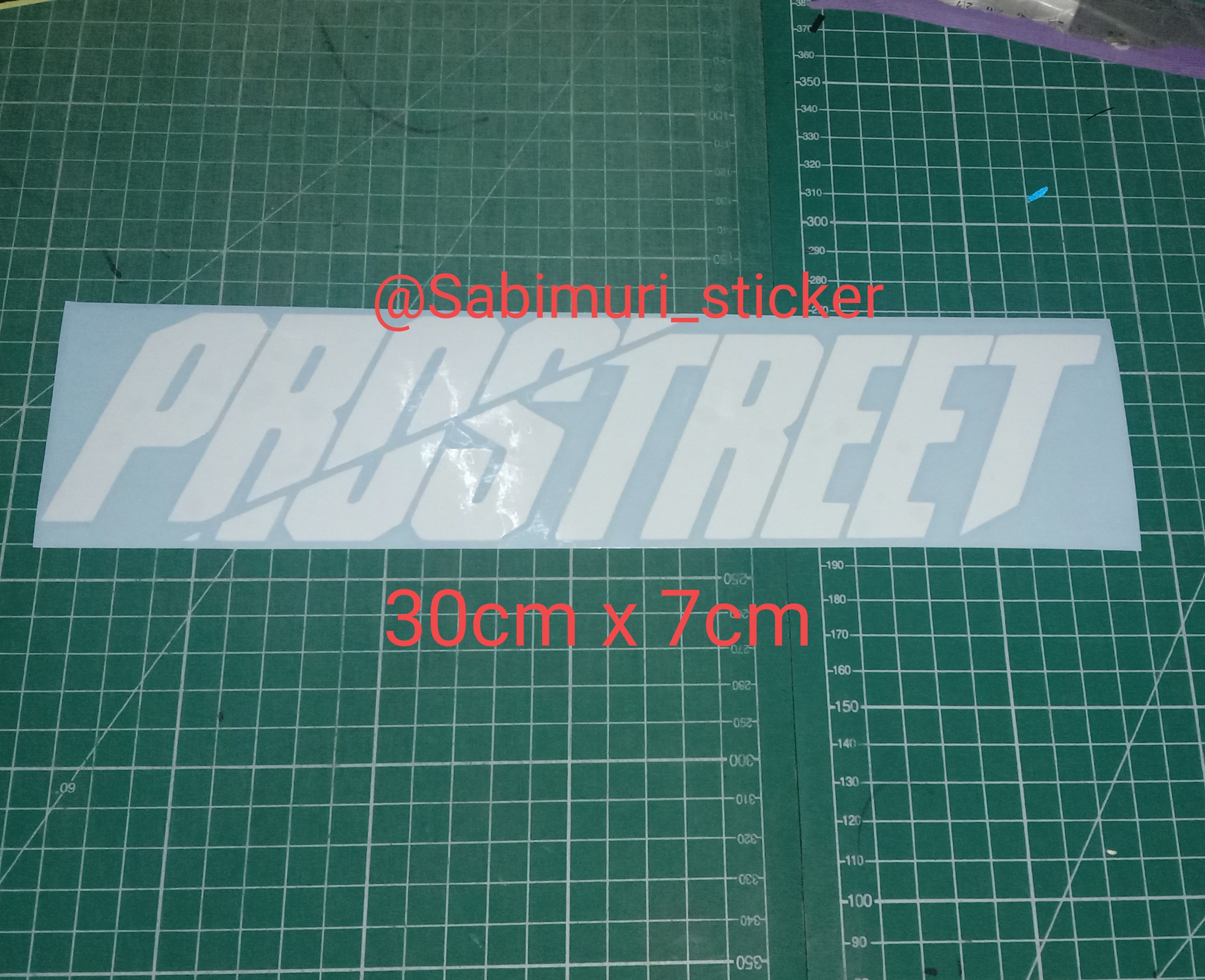 Cutting Sticker NFS Prostreet Oracal 30cm x 7cm | Lazada Indonesia