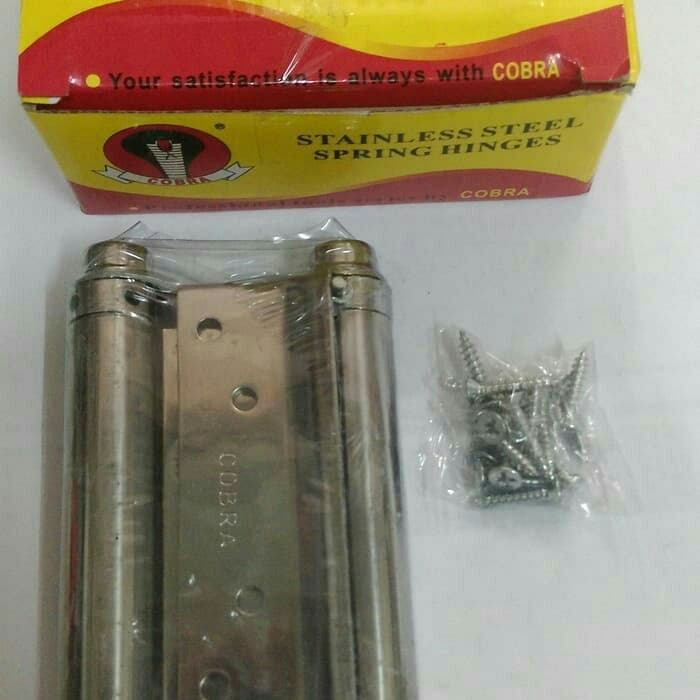 Engsel koboi/cowboy per double stainless steel 4" | Lazada Indonesia