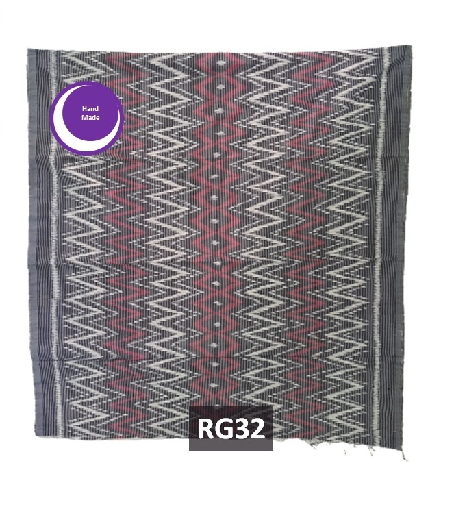 Kain Tenun Rang-Rang Endek Bali Terbaru Motif Chevron Warna Slate Grey ...