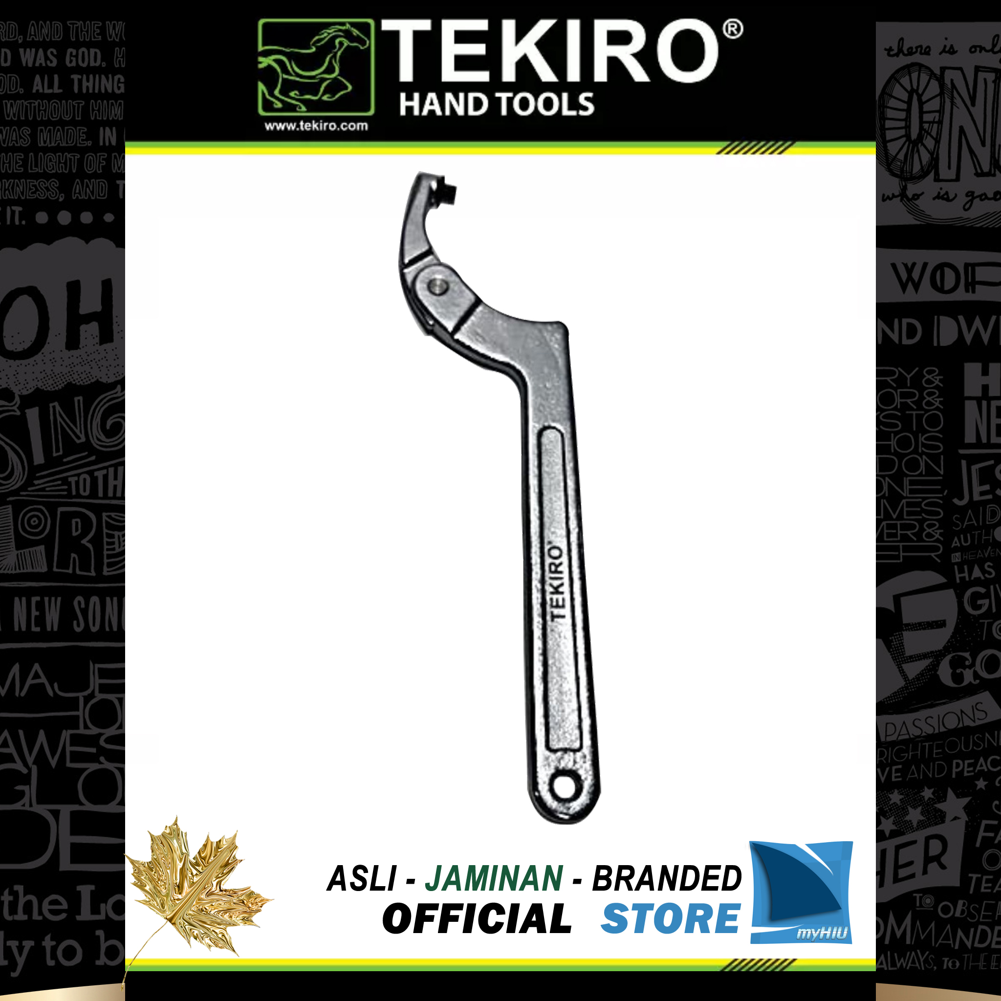 Kunci Komstir dan Knalpot 19-50 mm Fleksibel / Flexible Hook Wrench ...