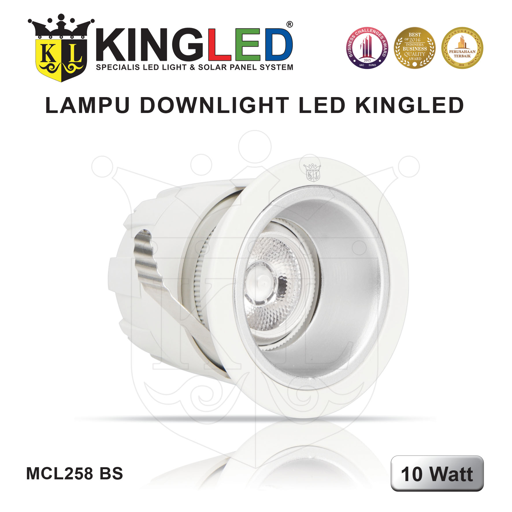 KINGLED Lampu Plafon LED 10 Watt / DownLight LED | Lazada Indonesia