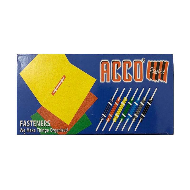 [ PACK ] Acco / Paper Fasteners / Penjepit Kertas - Plastics | Lazada ...