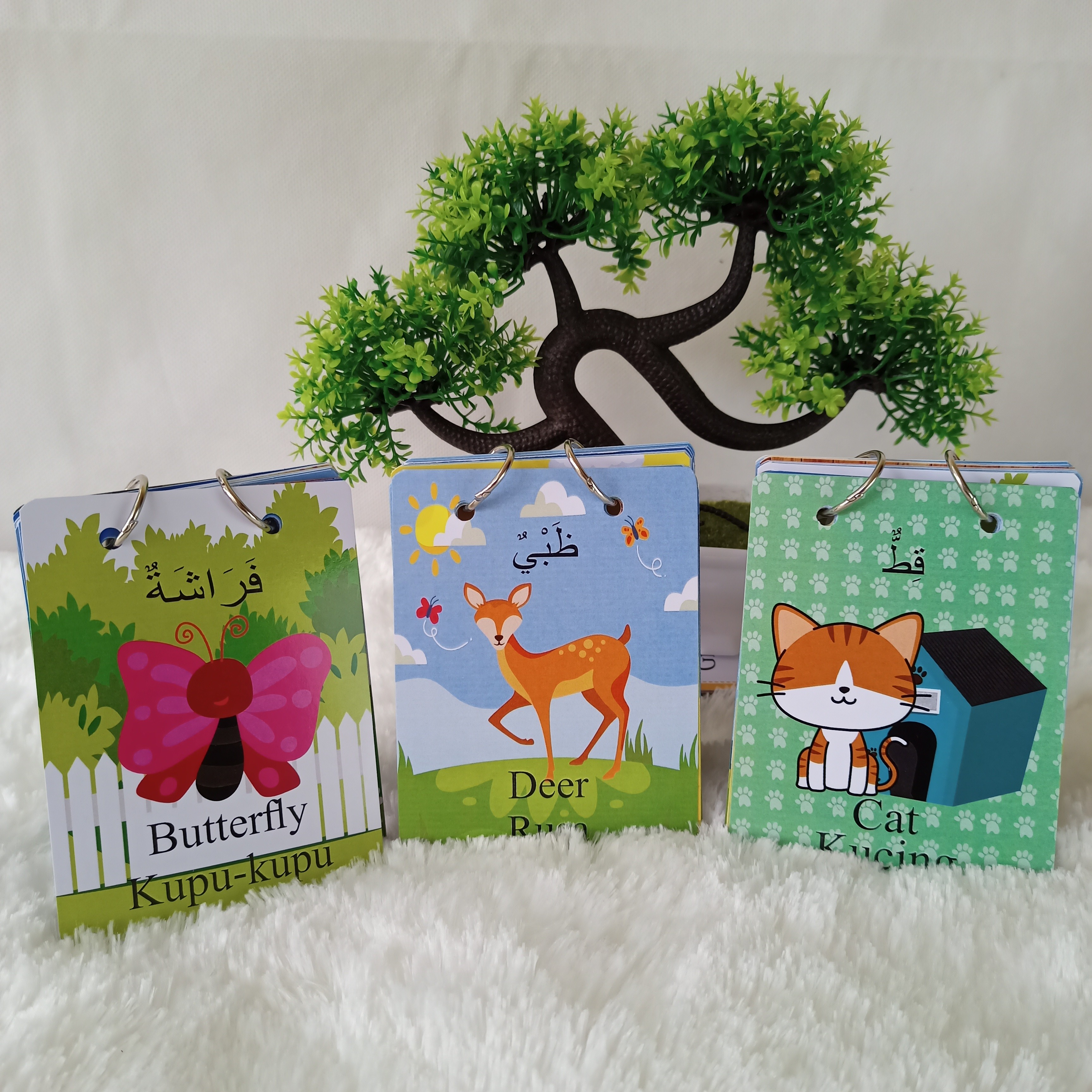 Flash Card Edukasi Kartu Mainan Anak Lengkap Mengenal Hewan Binatang ...