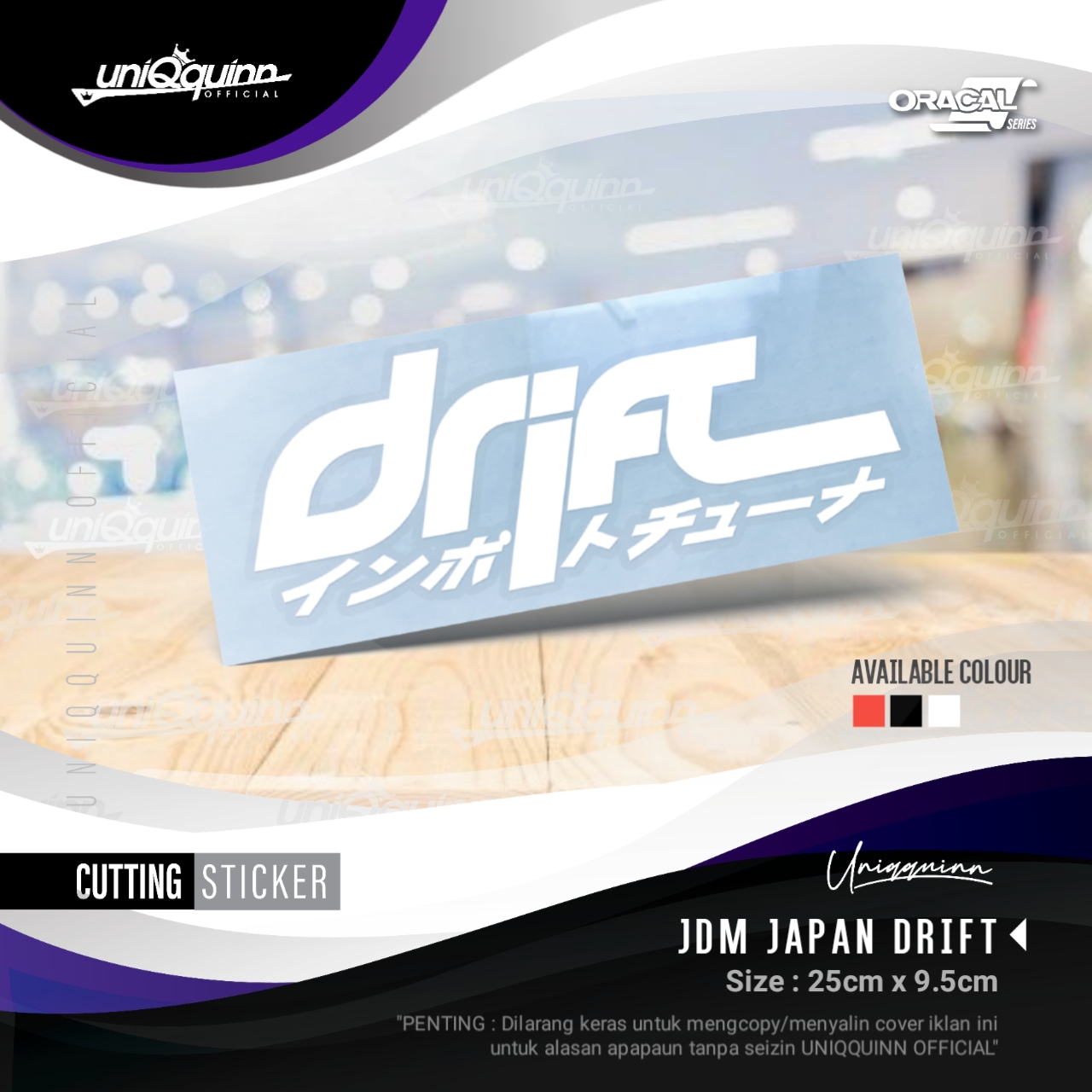 UQ JDM Drift Japan Importuner Cutting Sticker | stiker Drift japan ...