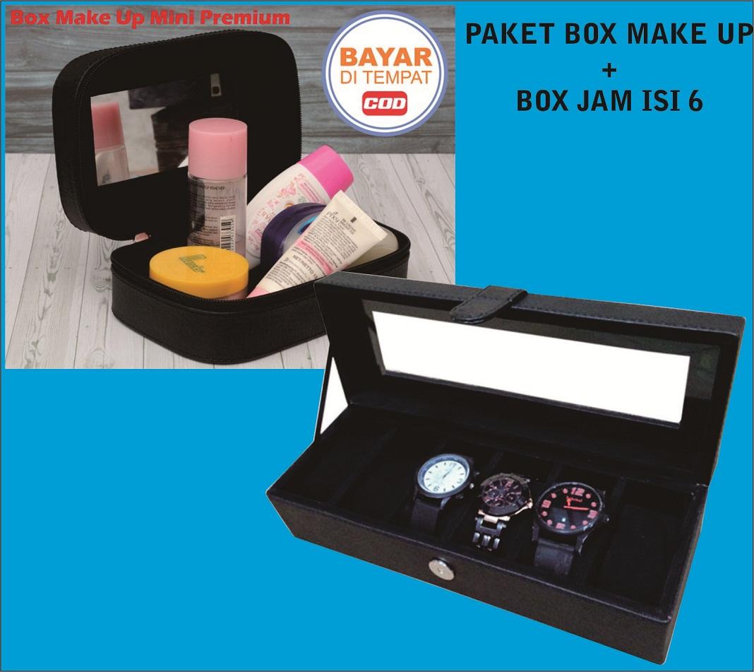 Paket Box Make Up / Kotak Make Up Beauty Case / Tempat Make Up Mini ...