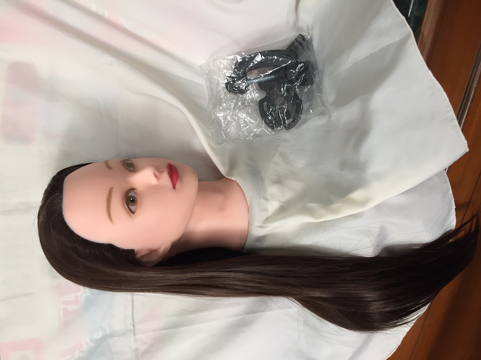 Patung kepala rambut asli campur sintetis manekin mannequin | Lazada ...