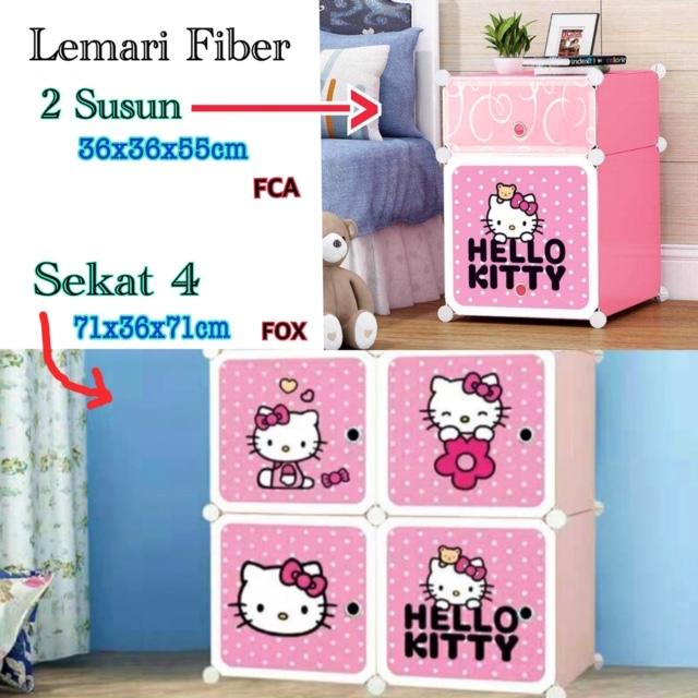 Lemari Fiber Sekat 4 | Lazada Indonesia