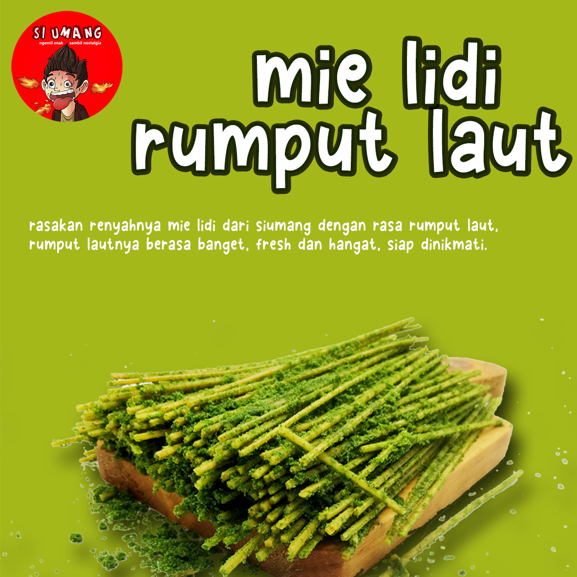 Mie lidi Si Umang Pouch Rumput Laut | Lazada Indonesia