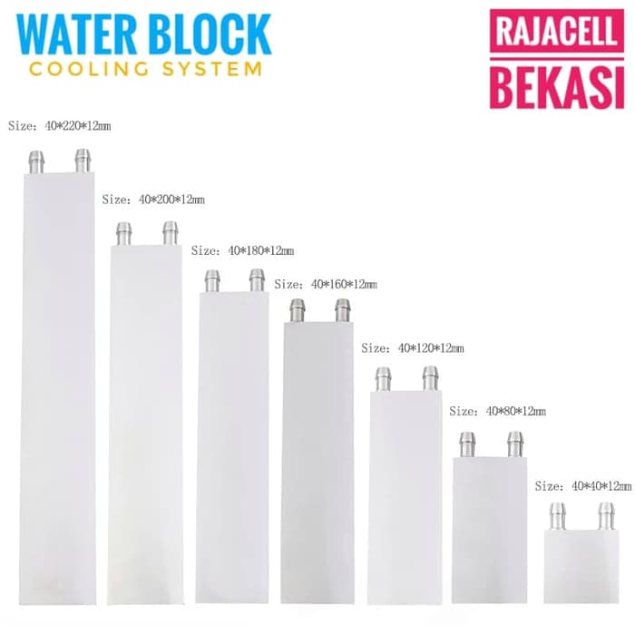 Water Block Aluminium waterblock for Peltier 40x40 Cooling System ...