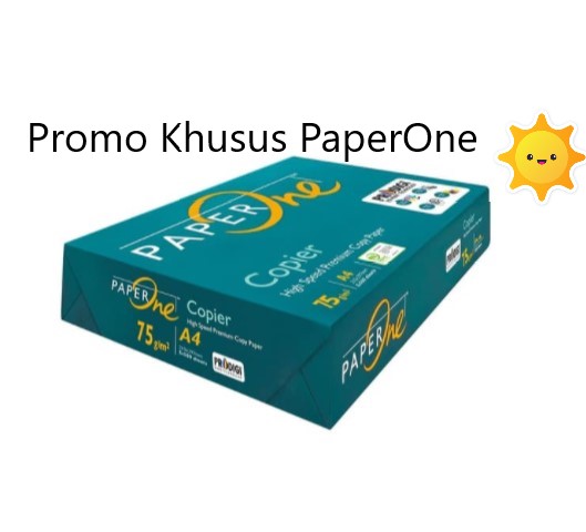 KERTAS PAPER ONE A4 75 GR RIM - Kertas Fotocopy Print HVS A4 Paper One ...