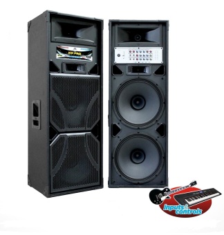 Roadmaster Speaker Aktif Double 15 inch KD-PRO 215 MIX USB - Hitam ...