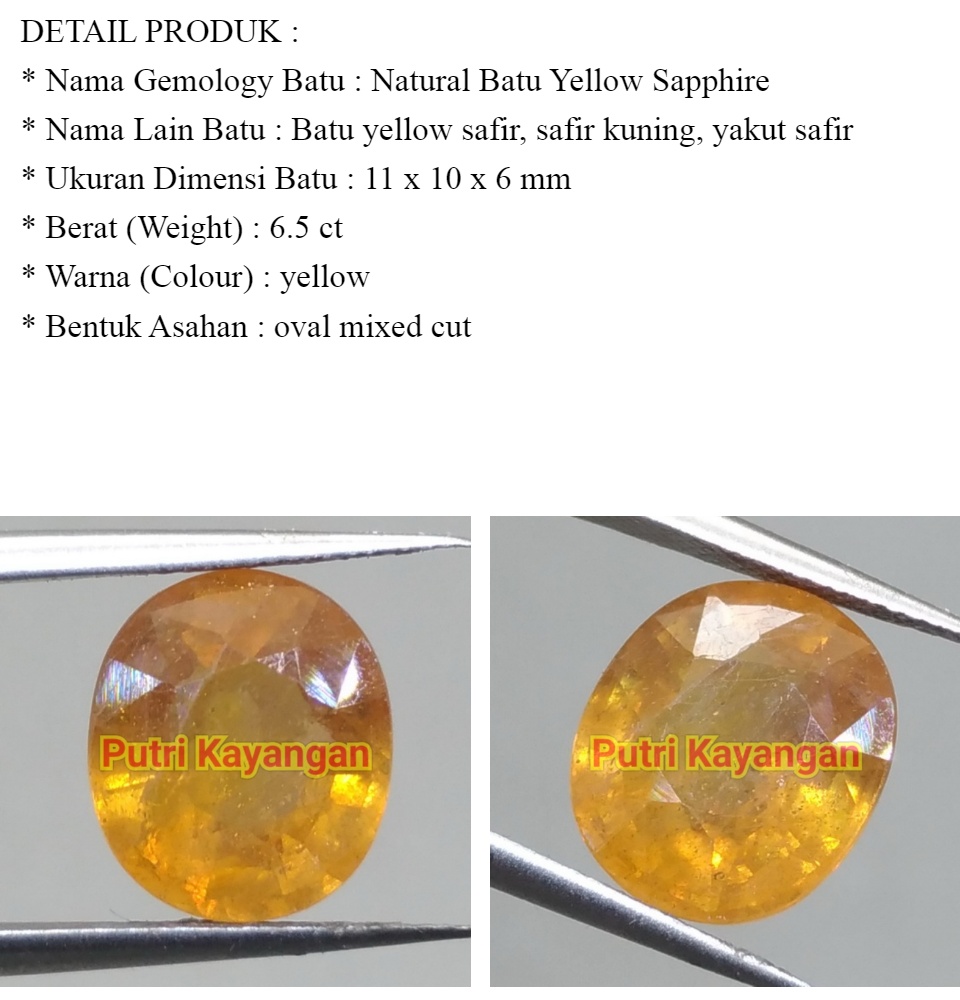 Batu Safir Kuning