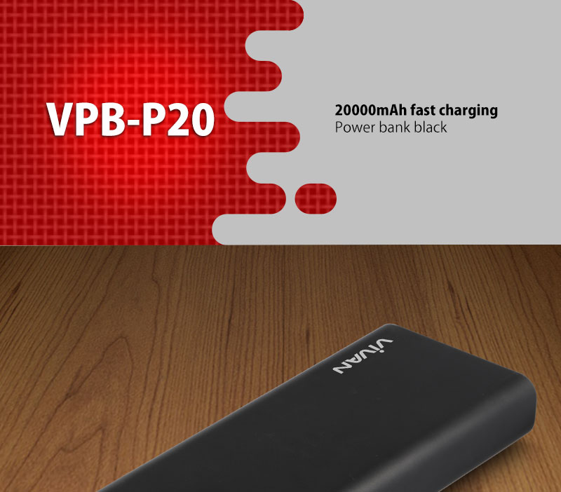 Jual VIVAN VPB-P20 Power Bank [20000mah/ PD+QC3.0/ Fast Charge 2 Output ...