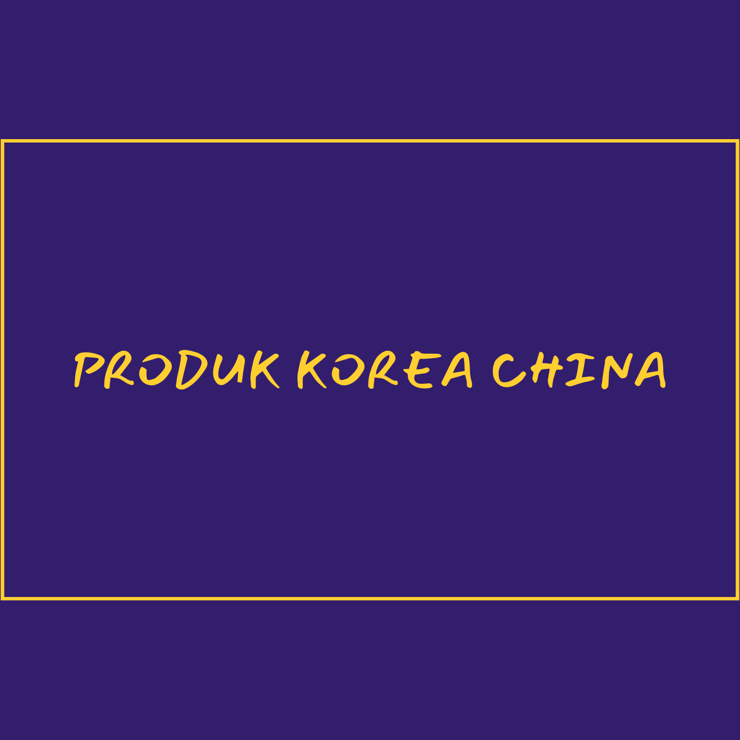 Produk Korea China Toko resmi di Indonesia, Online Shop 02 2025