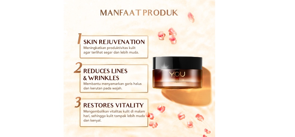 Jual YOU Golden Age Revitalizing Night Cream 30g[ Overnight Skin ...