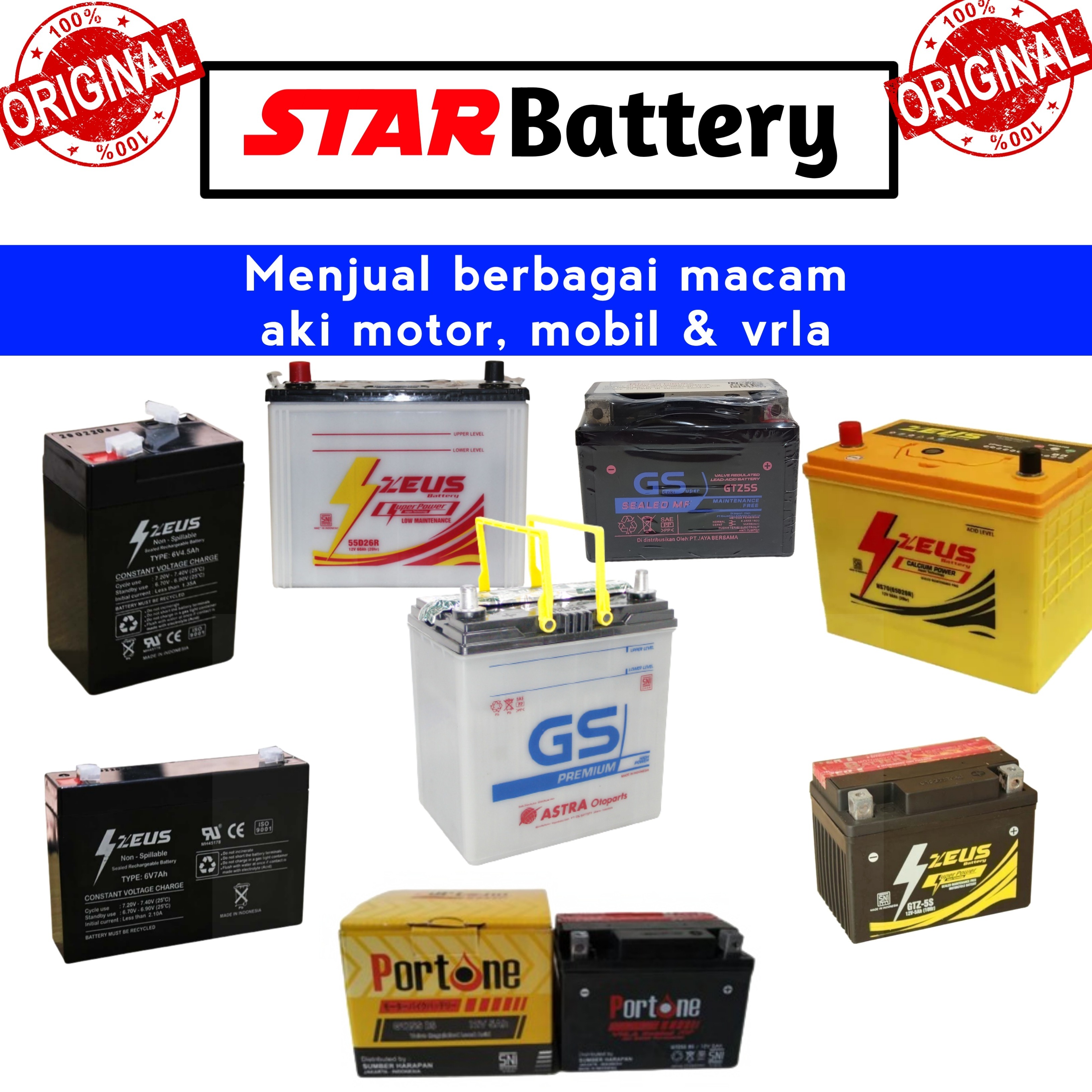 star battery Indonesia Toko Resmi Online | Beli Sekarang di Lazada