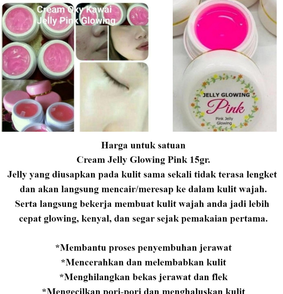Jelly glowing pink store