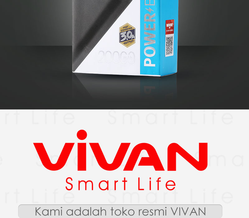 Jual VIVAN VPB-P20 Power Bank [20000mah/ PD+QC3.0/ Fast Charge 2 Output ...