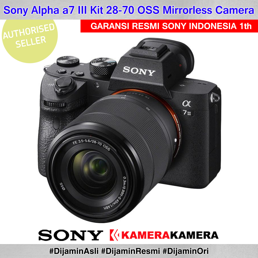 Jual Kamera SONY Alpha a7III ILCE- 7M3 Kit Lensa FE 28-70mm F3.5-56 OSS ...